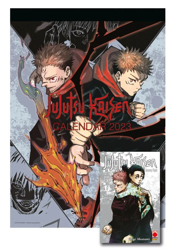 JUJUTSU KAISEN CALENDARIO 2023 CON VARIANT VOLUME 0 | Chaos Wonder